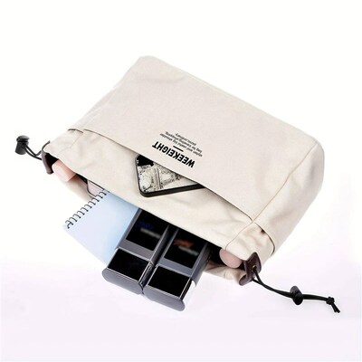 Drawtring  Storage Organizer Multi-Pocket Liner Bag Lightwei