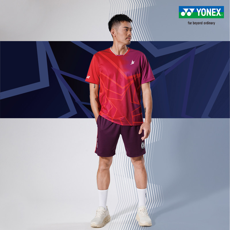 YONEX尤尼克斯林丹系列羽毛球速干休闲运动球裤下装短裤