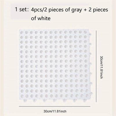 1set/2set/3set- Shower Room Floor Mat, Bathroom Non-slip Mat