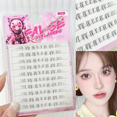 3D Mink Manga Lashes Fluffy Individual Eyelashes Natural Fal