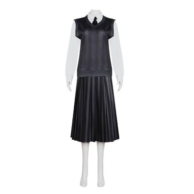 Wednesday   Cosplay Costume Schoolgirl Nevermore College