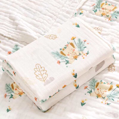 Baby Bath Towel Cotton Six-layer Gauze Baby Products Newborn