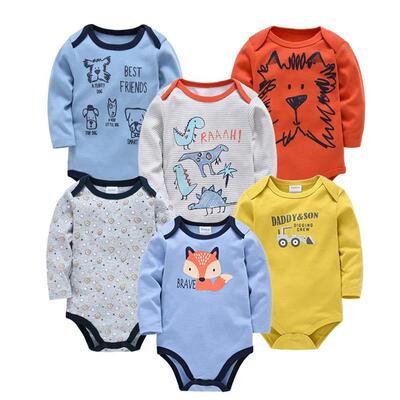 2023 Baby Bodysuit Long Sleeve Spring Autumn Girls Boys Clot
