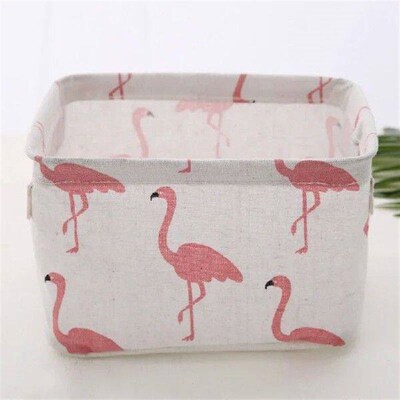 Cartoon Desktop Opslag Mand Leuke Flamingo Waterdichte