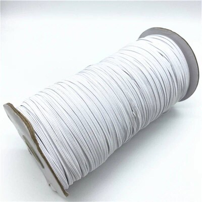 3/6/8/10/12mm 5yards/Lot Elastic Ribbon Sewing Elastic Band