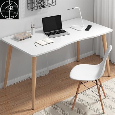 Bedroom simple computer desk small laptop study table chair