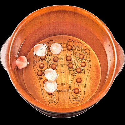 康熙泡脚木桶木质足浴桶泡脚桶按摩洗脚盆实木小泡脚盆木桶家用