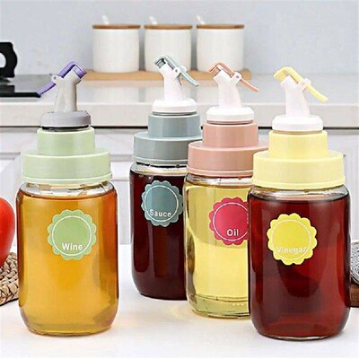 Olive Oil Spout No Drip Wine Pourer Oil Vinegar Bottle Oil