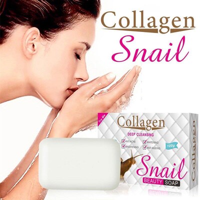 Snail Essence Soap Collagen Eliminates wrinkles Remove Acne