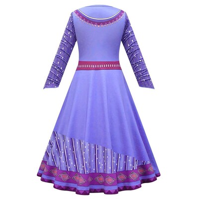 Wish Movie Asha Cosplay Costume For Kids Girl Party Clothes