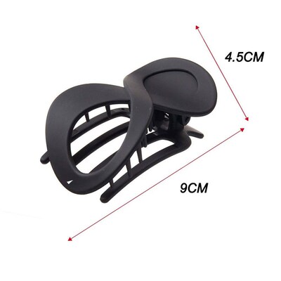 Women Large Hair Clamp Hair Clip Seamless Plastic Duckbill C