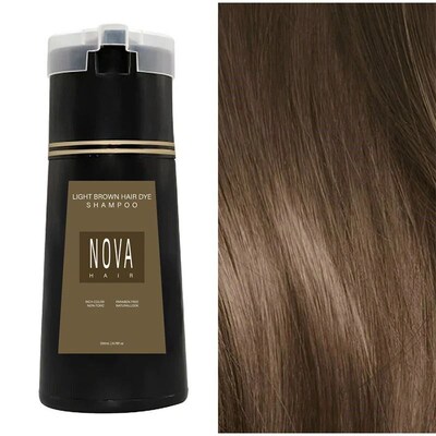 Natural Non Irritating Hair Dye Shampoo Durable Non Fading H