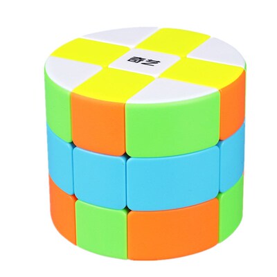 Qiyi Barrel Cube 3x3x3 Stickerless Strange-Shape Magic Cube