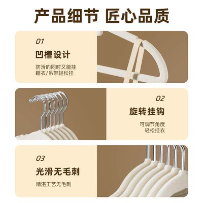 Velvet Hangers, Non-Slip and Shoulder-Shape Preserving, Suit
