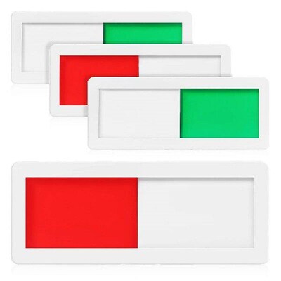 4 Pcs Slideshow Do Not Disturb Sign Staff Office Privacy