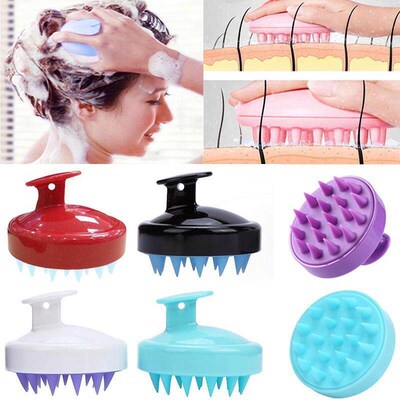 Silicone Head Body To Wash Clean Care Hair Root Itching Scal