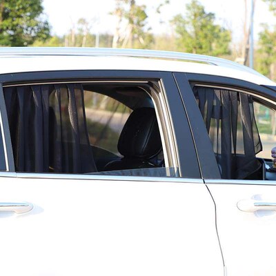 Car mesh magnet curtain sunshade window magnetic suction car