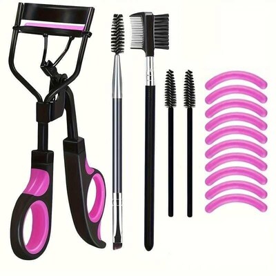 Makeup Tool Set Eyelash Curler Eyelashes Comb Eyelash Comb E