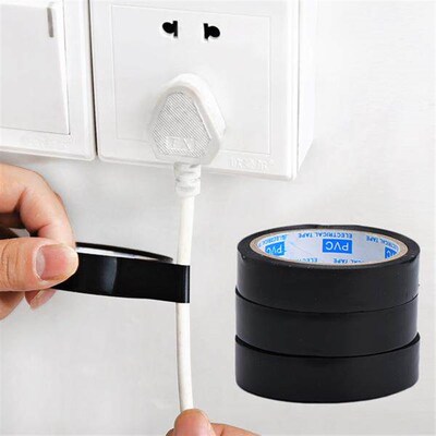 Black plastic electrical insulation tape, flame-retardant el