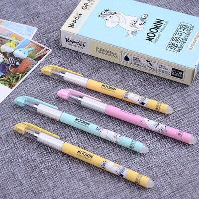 25pcs/lot Cute Cartoon Bear Gel Pen Magic Erasable Pen Refil