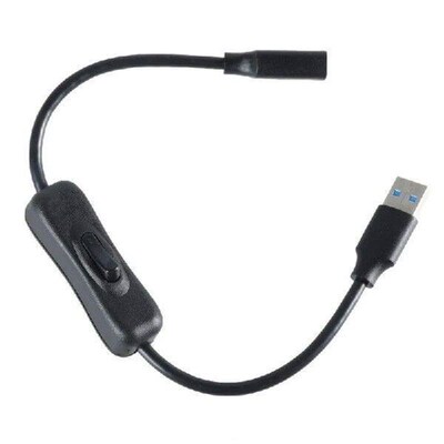 USB Extension Cable Wire with On/Off High Speed Data