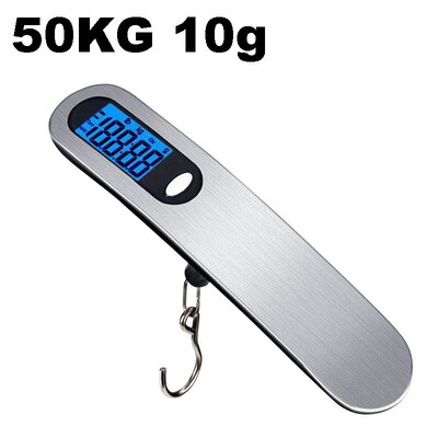 Steel 50kg 10g LCD Digital Electronic Hanging Hook Scale Wei