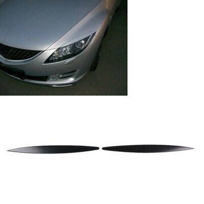 2Pcs Car Eyelids Eyebrows Headlights Covers Eyelash for Mazd