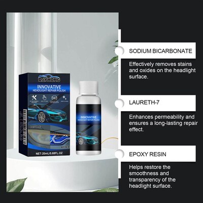 Rayhong Auto Headlight Maintenance Fluid - A care solution f