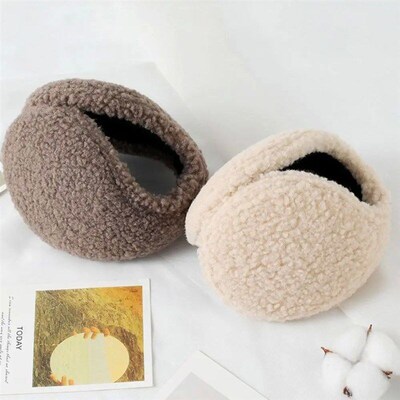 New Men Winter Earmuffs Soft Plush Ear Warmer Cycling Windpr