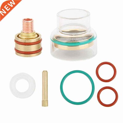 TIG Welding Torch Kit Glass Cup Collet Gas Lens 1.6mm/2.4mm