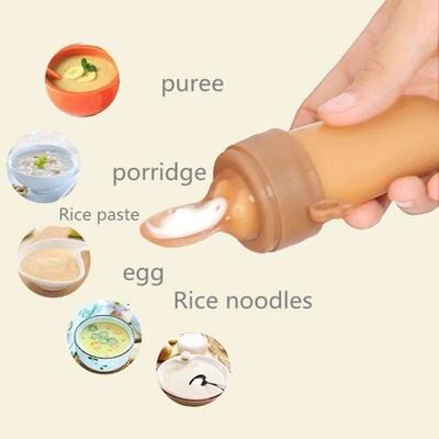 Newborn Food Feeding Eat Fruit Complementary Food Baby Bite
