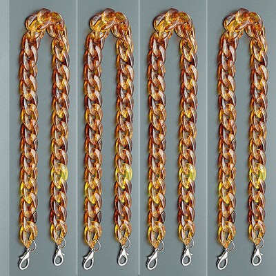 60/110cm  Acrylic Bag Chain  Strap handle crossbody Removabl