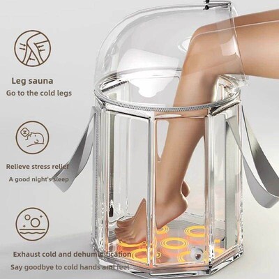 Collapsible Knee-High Foot Spa Bath Tub Foldable Deep Soakin