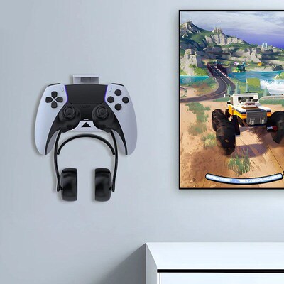 Under Desk/Wall Mount Controller Holder with Gaming