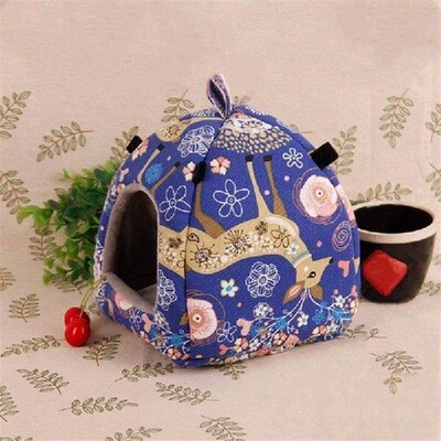 Hamster Warm Bed Hideout Cage Nest Hanging Hammock Tent