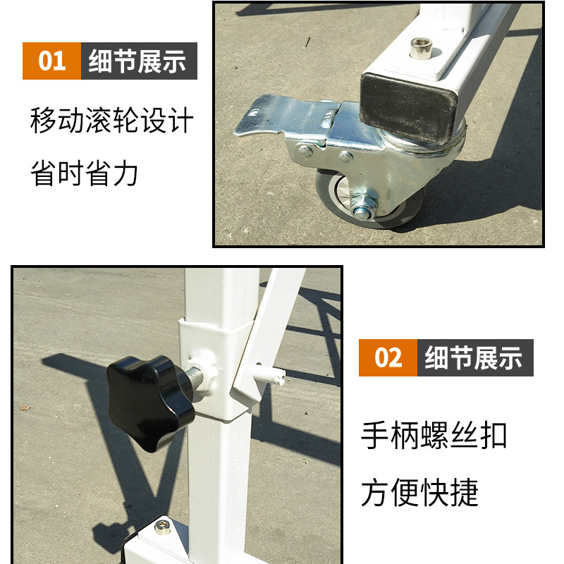汽车机盖喷漆支架引擎盖车门摆放架钣金喷漆可移动收缩维修工具架