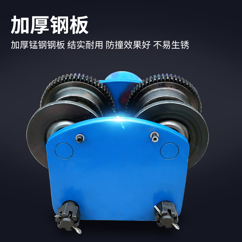 沪工钢丝绳电动葫芦跑车1吨2吨T工字钢滑车单轨小车行车起重滑轮