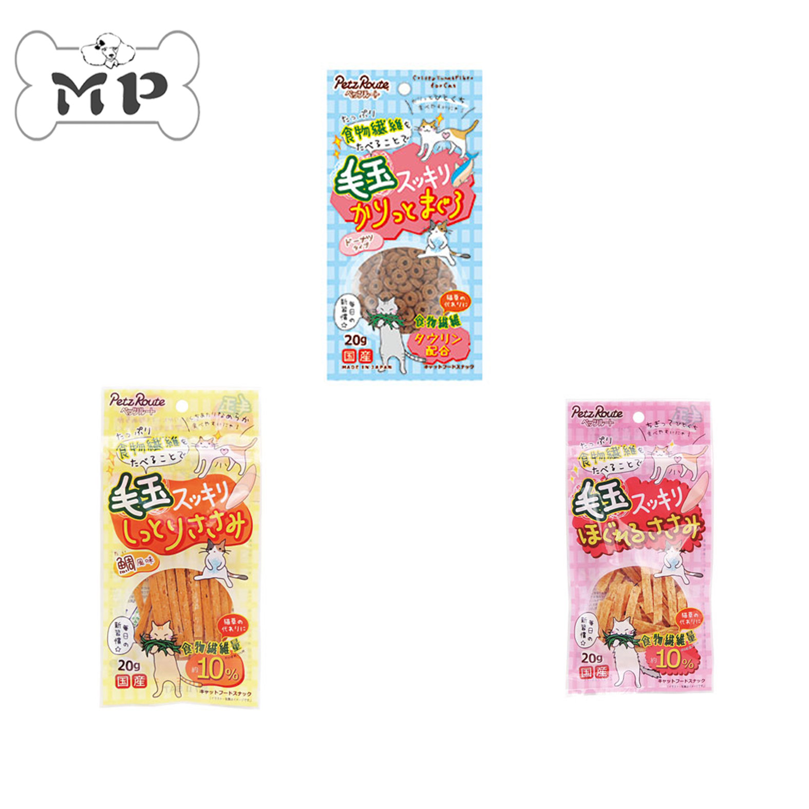 『Memory Pet』日本代购Petz Route宠物猫咪金枪鱼鸡胸肉排毛零食