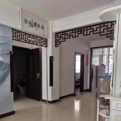 中式入户挂落花格整板木雕窗花仿古实木门头雕花门楣装饰遮丑格栅