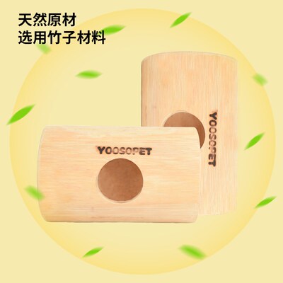 优嗖鹦鹉牡丹玄凤躲避玩具隧道解闷啃咬天然竹筒树洞攀爬秋千鸟窝