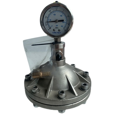 不锈钢法兰式隔膜式脉冲阻尼器SS304/SS316L计量泵脉冲缓冲罐