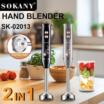 跨境SOKANY02013搅拌棒家用料理机手持搅拌棒HAND BLENDER带杯子