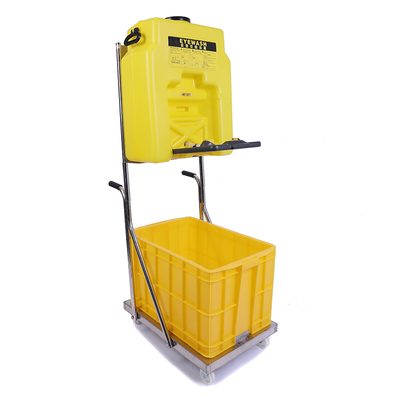 6650洗眼器挂壁53L 工厂推车移动式便携式验厂喷淋实验室洗眼器