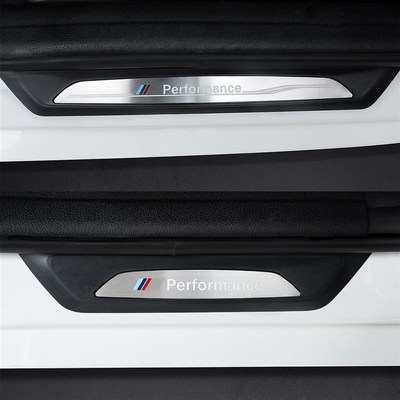 专用于宝马3系新X1门槛条贴F30 320li迎宾踏板外置改装内饰装饰条