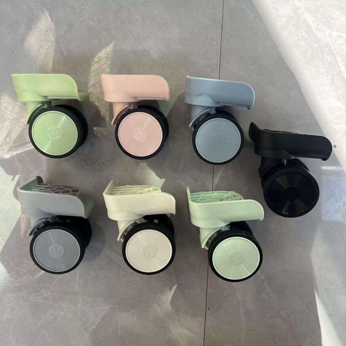 彩色行李箱轮子替换拉炼款大号旅行箱皮箱小号静音耐磨万向轮配件