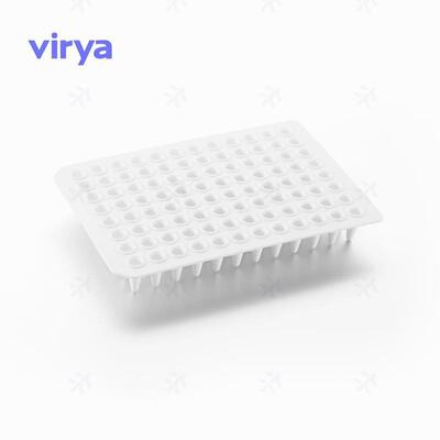 ViryaPCR耗材3321201 0.2ml 96孔PCR板-无裙边，透明，黑字