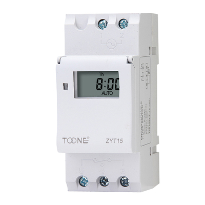 TOONE卓一ZYT15导轨式小型时控开关电源循环灯箱时间定时器AC220V