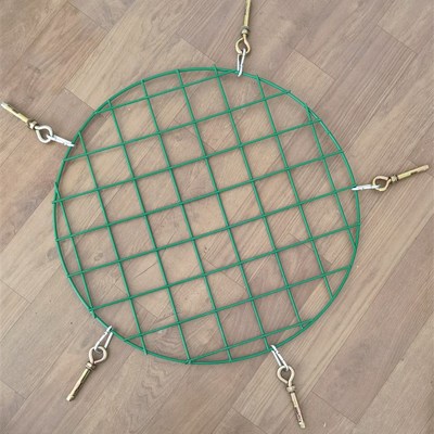 窖井网 井口钢丝防坠网  定制不锈钢井盖防护网