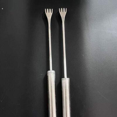 鸡鸭鹅掏脏钩家禽掏脏工具屠宰小耙子内脏神器不锈钢