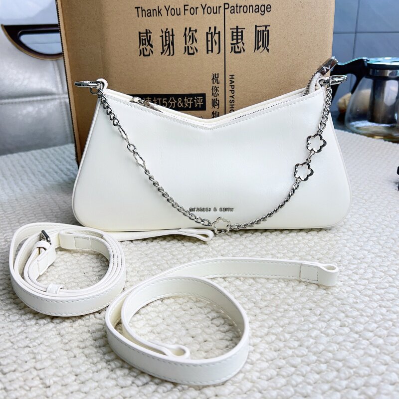 新款新月女包腋下包简约风通勤百搭单肩斜挎女包包